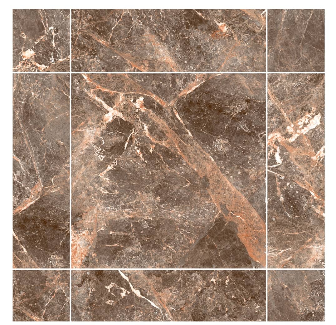 Piso Marmol Candelaria Cafe 1A 60X60 - Ferrecastillo