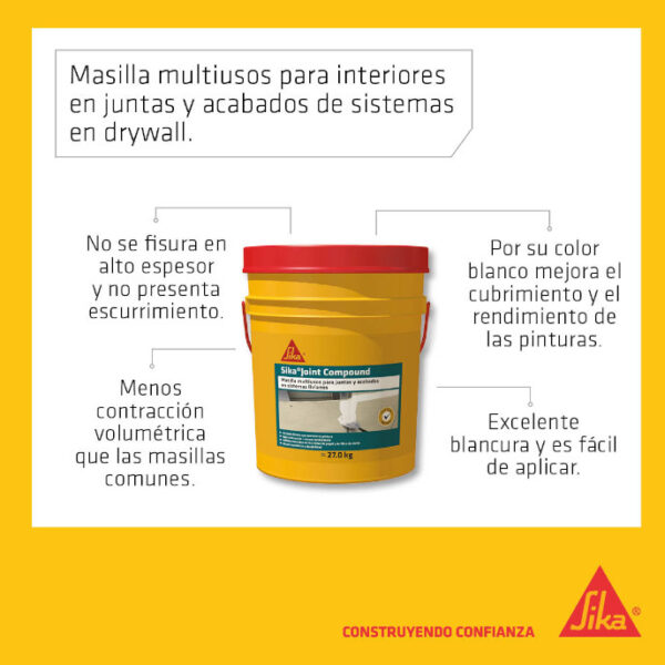Sika Joint Compound Caja X20 kg - Ferrecastillo